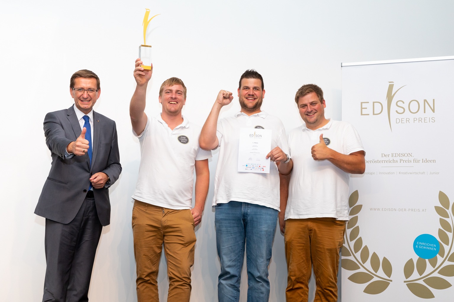 Innovative Geschäftsideen mit dem EDISON 2021 prämiert - Landesrat ...